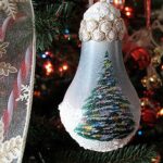 Christmas Tree Light Bulb Ornament - Crafts by Amanda