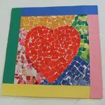 Mosaic Heart for Valentine's Day - Crafts by Amanda