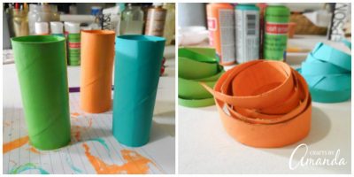 Cardboard Tube Coiled Snakes - Crafts by Amanda - Cardboard Tube Crafts ...