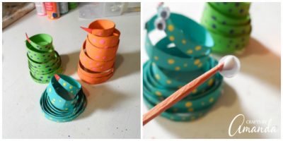 Cardboard Tube Coiled Snakes - Crafts by Amanda - Cardboard Tube Crafts ...