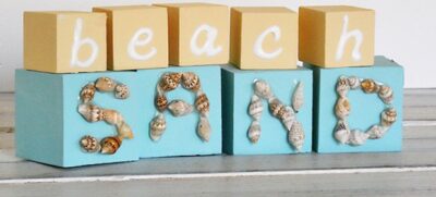 Seashell Beach Blocks - Crafts by Amanda