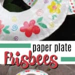 Paper Plate Frisbee- an easy craft for kids - Crafts by Amanda