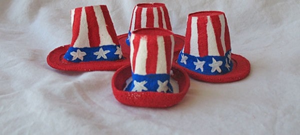 Miniature Uncle Sam Hats - Crafts by Amanda
