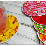 Recycled CD Coasters: put those old CD's and DVD's to a new use!