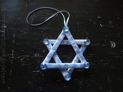 Shimmering Star of David - Crafts by Amanda