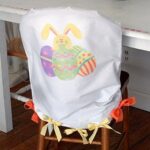 Easter Egg and Bunny Chair Cover - Crafts by Amanda