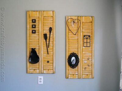 Makeover: Distressed Shutters - Crafts by Amanda