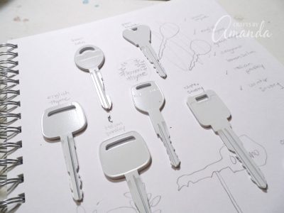 Recycled Key Garden Markers: an easy recycled craft for the garden!