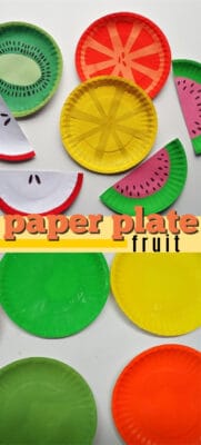 Paper Plate Fruit- crafts for kids - Crafts by Amanda