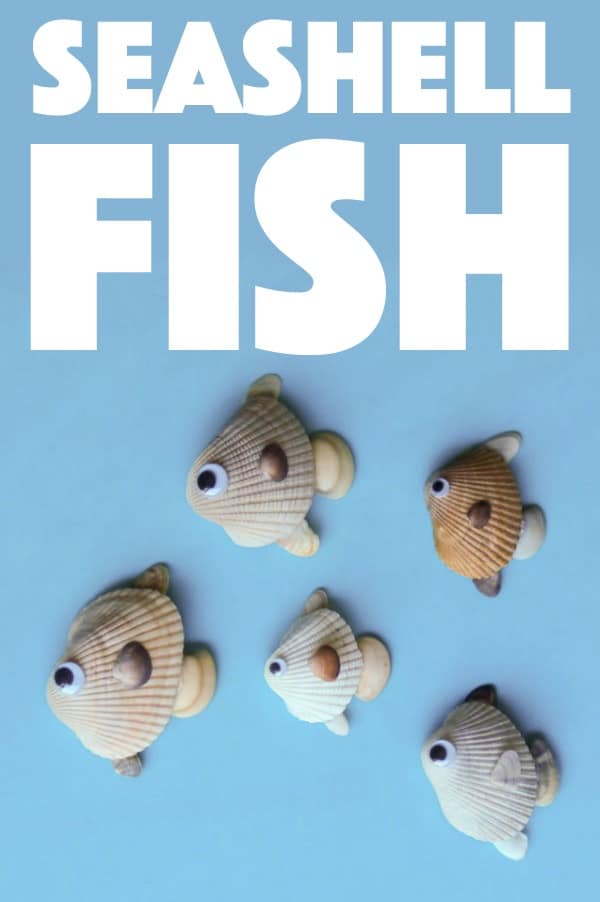 Seashell Fish: put those shells you found on the beach to good use!