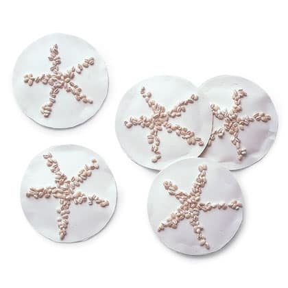 Paper Plate Sand Dollars - Crafts by Amanda