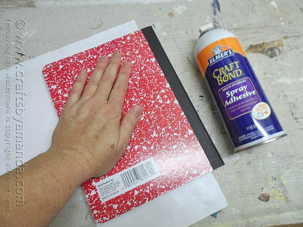 Decorating A Composition Notebook Crafts By Amanda