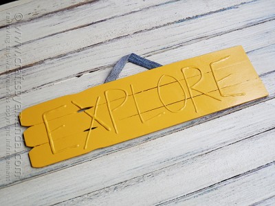 3D Explore Sign for Kids - Crafts by Amanda
