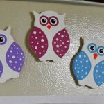 Polka Dot Owl Magnets - Crafts by Amanda