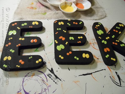 Eek Door Banner for Halloween - Crafts by Amanda