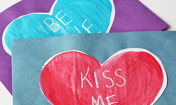 Secret Message Valentine: create your own DIY Valentine!