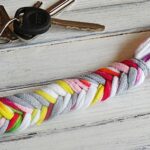 Braided T-shirt Keychain - Crafts by Amanda