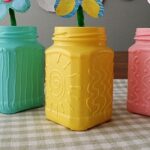 Recycled Spring Jars with Texture - Crafts by Amanda