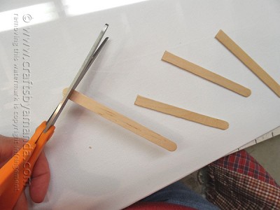 Stick Tree Silhouette - Crafts by Amanda