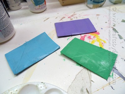 School of Cardboard Tube Fish - Crafts by Amanda