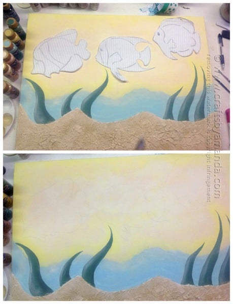 3D Tropical Fish Painting on Canvas - Crafts by Amanda