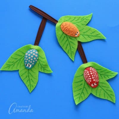 Plastic Spoon Bugs: a fun and colorful insect craft for kids