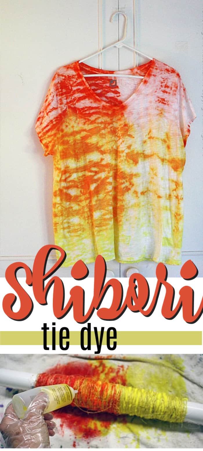 Sunshine Ombre Shibori Tie Dye Top - Crafts by Amanda