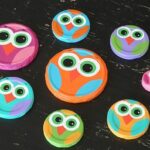 Owl Craft Using Recycled Jar Lids - Crafts by Amanda