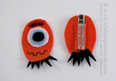 Monster Bookmark Craft - Crafts by Amanda