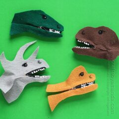 Clothespin Dinosaur Craft - Crafts by Amanda