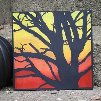 Spooky Tree Painting: A Halloween How To