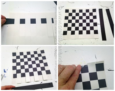 Paper Weaving: Batman vs Superman Checkers - Crafts by Amanda