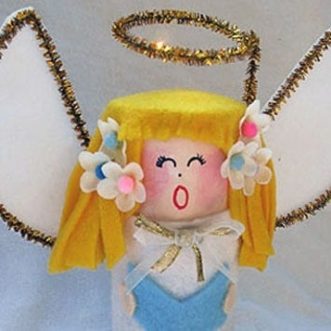 Cardboard Tube Angel - Crafts by Amanda