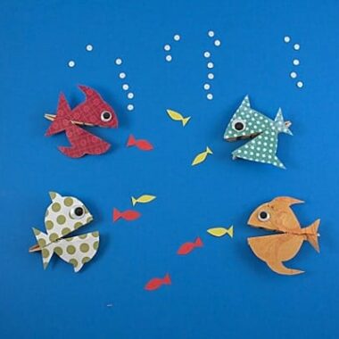Clothespin Crafts: Hungry Fish - Crafts by Amanda