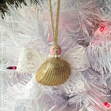 Seashell Angel Ornament - Crafts by Amanda
