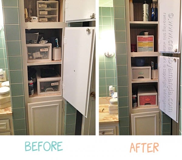 Makeover: Plastic Storage Drawers - Crafts by Amanda