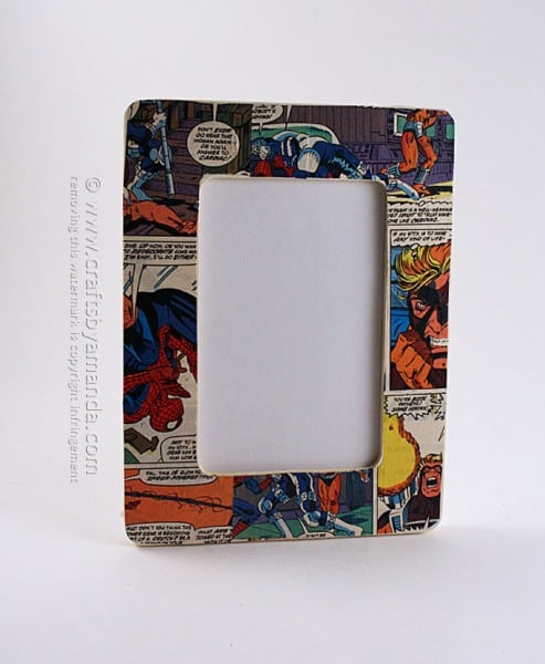 Comic Craft: Decoupage Frame