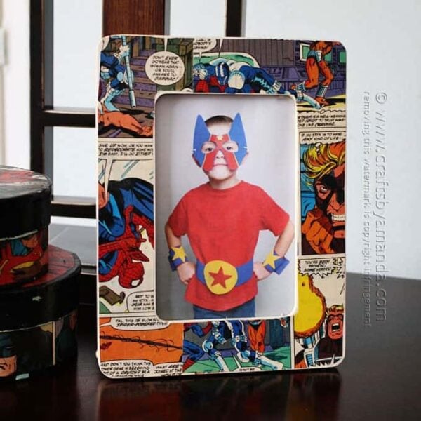 Comic Craft: Decoupage Frame