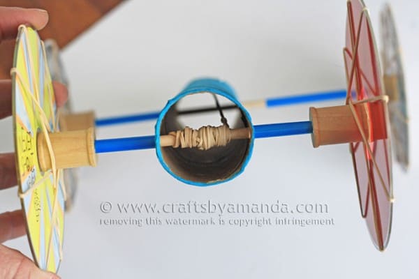 How to Make a Rubber Band Car