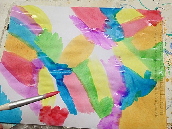 Watercolor Butterfly Craft for Kids
