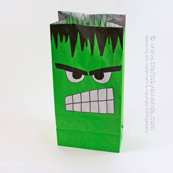 Avenger Craft: The Hulk Party Bag