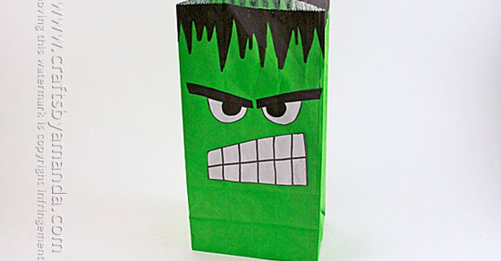Avenger Craft: The Hulk Party Bag