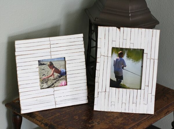 Beach Frames: Cottage Slat Style - Crafts by Amanda