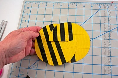 Duct Tape Twirling Bee Craft - Crafts by Amanda