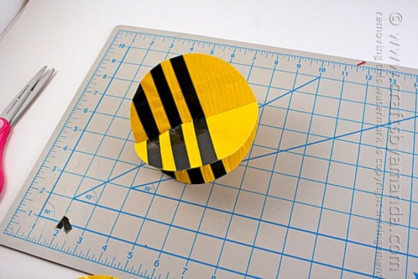 Duct Tape Twirling Bee Craft - Crafts by Amanda