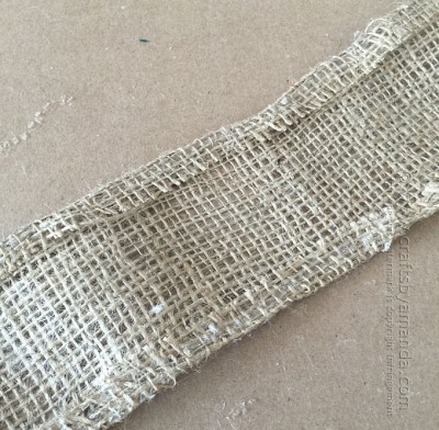 Vintage Jewel Burlap Wall Letters