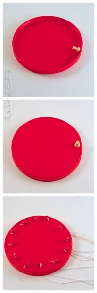 Button Wind Chime: bursting with the colors of the rainbow!