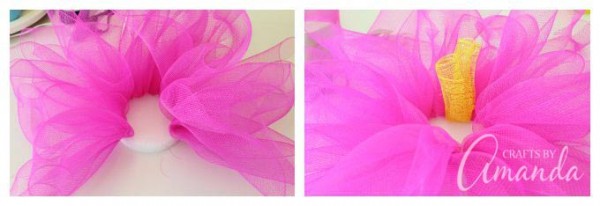 Deco Mesh Flowers: How to make several varieties