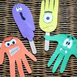 Handprint Puppets for Halloween: Ghoulish fun for kids