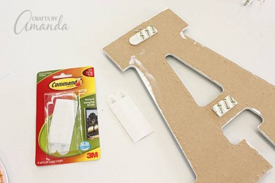 String Art - How to Make Colorful Wall Letters - Crafts by Amanda